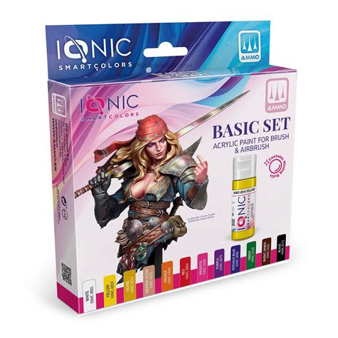 Ionic Basic Paint Set Essential Colors For Artists And Hobbyists