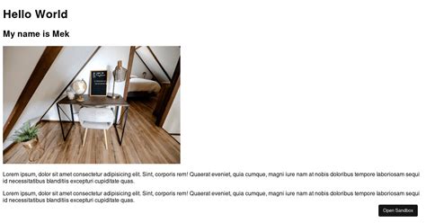 Basic Html Codesandbox