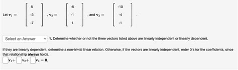 Solved Let V V And V Chegg Com