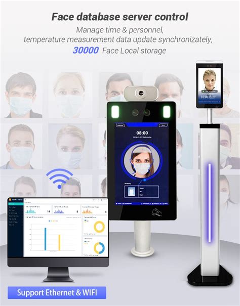 Face Recognition Temperature Measurement Device