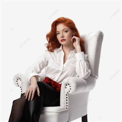 Thoughtful Redhead Sitting On The Armchair At Christmas Christmas Living Room Christmas Room
