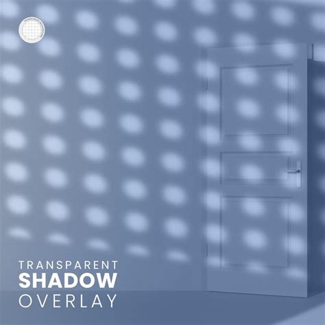 Free PSD Transparent Shadow Overlay Of Window And Curtain