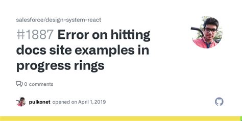 error on hitting docs site examples in progress rings · issue 1887