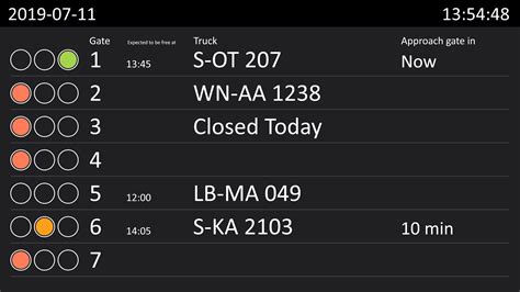 Truck Gate Assignment