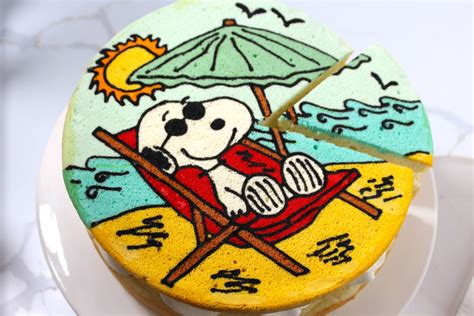 Snoopy Happy Birthday Cake