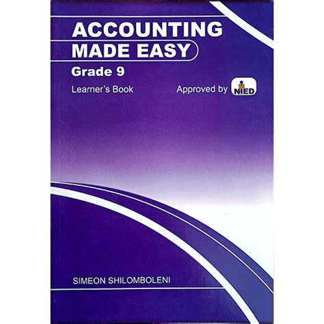 Accounting Made Easy Gr9 Lb Future Manager Books
