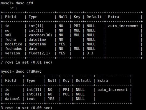 Leer datos XML directo desde MySQL ejemplo factura electrónica CFDi