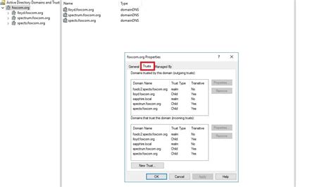 Active Directory Trust Between Two Domains Adsploit
