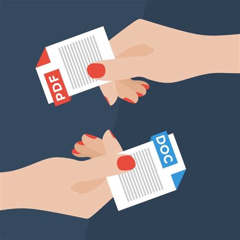 Doc Pdf Conversion Icon 로열티 프리 이미지 스톡 사진 Shutterstock
