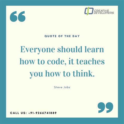 creative developers on linkedin stevejobs codetothink