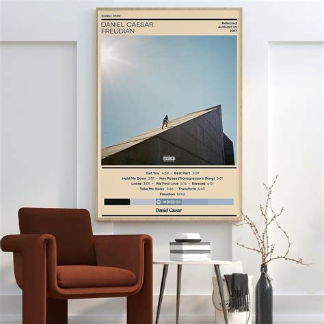 Freudian Album Poster Daniel Caesar Music Poster Daniel Caesar Merch