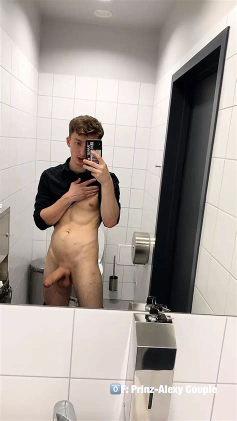 Twink Plays With Big Dick In Bathroom At Work Gay Porn C XHamster