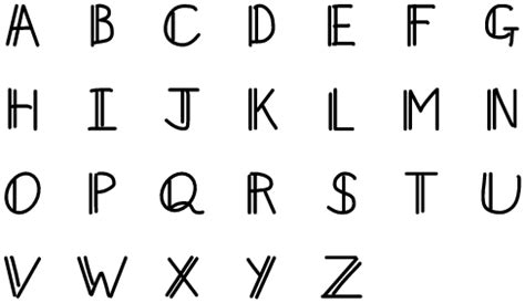 手書き太字アルファベットの書き方 行列 Qiita