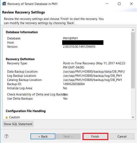 Database Recovery With Hana Dynamic Tiering Sap Tutorials