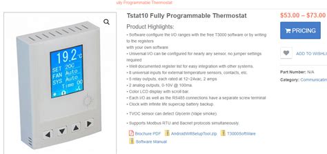 Tstat10 Programmable Thermostat Tstat10 Temco Controls Forum