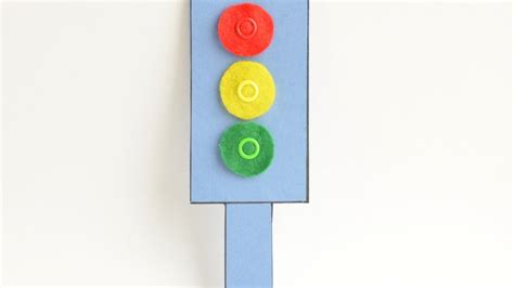 How To Make A Felt And Cardboard Traffic Light Diy Crafts Tutorial Guidecentral Youtube