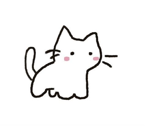 Tmekotopikc In 2023 Cat Doodle Simple Cat Drawing Kitty Drawing