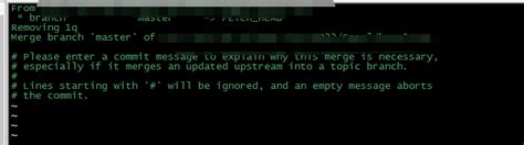 Git Pull 总提示让输入merge 信息git Merge Msg Csdn博客