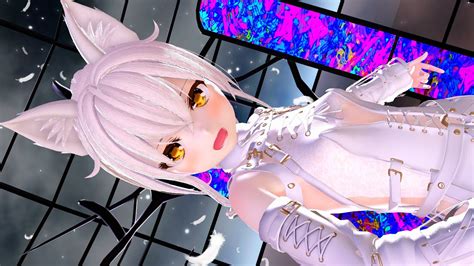 Mmd【ch4nge】天狐（新衣装）※画面酔いandローアングル多めなので苦手な方注意 Youtube