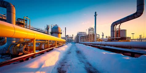 Large Oil Pipeline And Gas Pipeline In The Process Of Oil Refining And Large Oil Pipeline And Gas Pipeline In The Process Of Oil Refining And