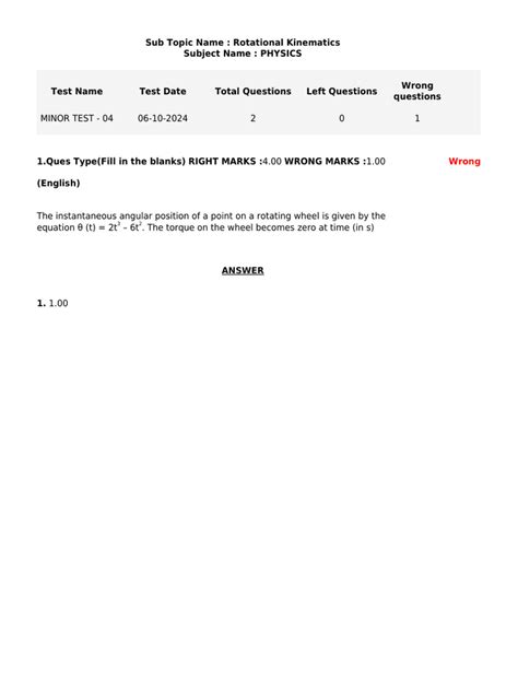 Rotational Kinematics Pdf Technology And Engineering