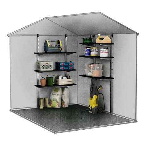 Rubbermaid Storage Sheds Shelves Reviews For Rubbermaid Large Shed