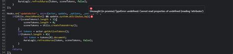 Error When Updating An Actor Issue Fionabrightgrass Aura Share Github