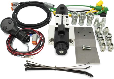Universal Hydraulic Third Function Valve Kit W Joystick Handle 15 Gpm 1 4″ Body