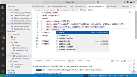 Laravel 12 Create Layout Blade Template And Render View Youtube