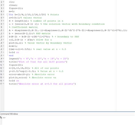 Solved Okay So Could Someone Help Me With This Matlab