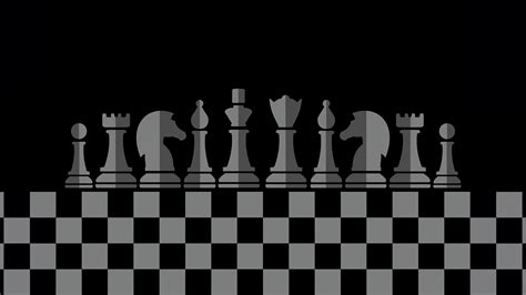 Chess Pieces Wallpaper 4k Black And White King Chess