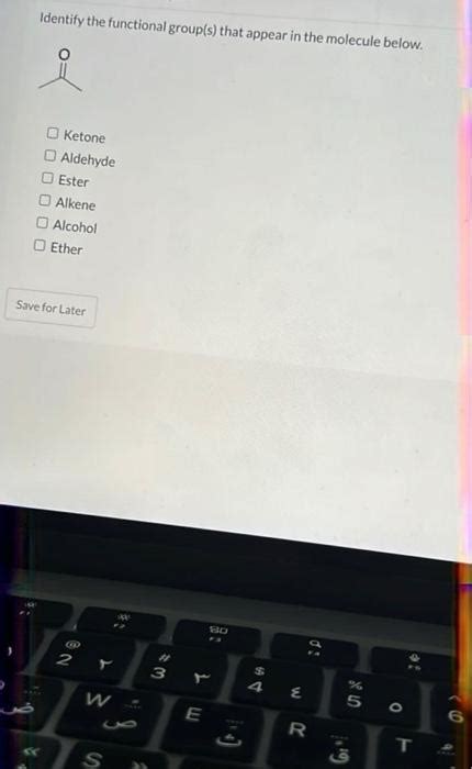[solved] Identify The Functional Group S That Appear In T