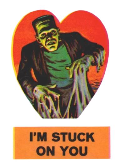 Spooky Valentine Stickers From 1966 Pngs Source Tumbex