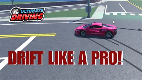 Roblox Ultimate Driving How To Drift For Beginners No Handbrakes Needed Youtube