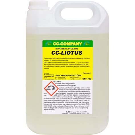 Cc Liotus Teräksen Liotusaine Cc Company