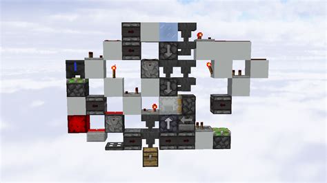 2x hopper speed shulker box loader 1 wide tileable r redstone