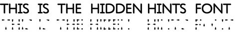 Hidden Hint Font Enigmailed