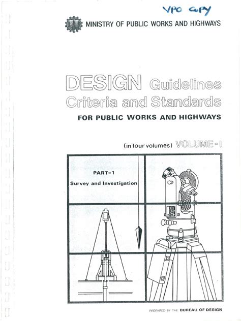 Design Guideline Dpwh Voli Surveys Pdf