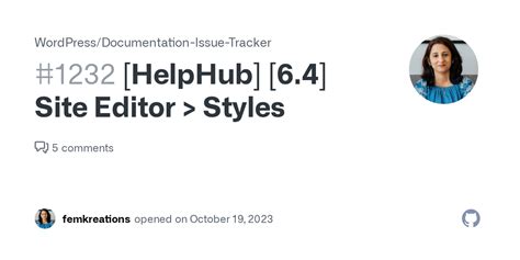 Helphub 64 Site Editor Styles · Issue 1232 · Wordpress