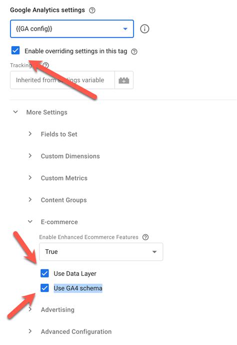 use ga4 ecommerce events in universal analytics gtm kit