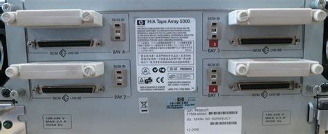 Hp Storageworks 5300 Tape Array C7508 60065 2x Dat 72 Drives 2x Dvdrw Drives