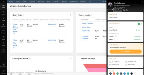 The Admin Panel Will Appear With The Users Tab Selected By Default