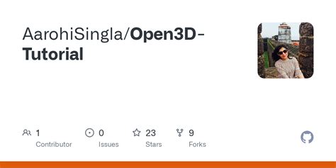 Open3d Tutorial1o3dtutorialipynb At Main · Aarohisinglaopen3d