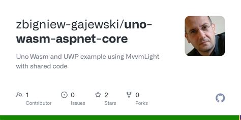 Github Zbigniew Gajewskiuno Wasm Aspnet Core Uno Wasm And Uwp