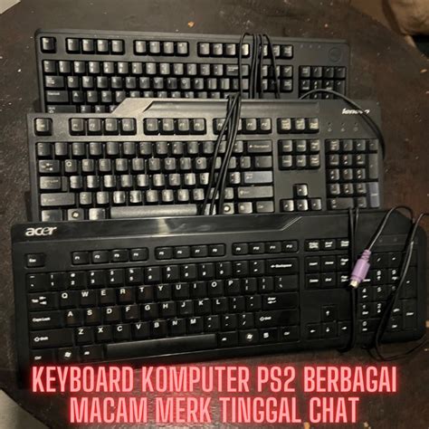 Jual Keyboard Pc Komputer Ps2 Murah Awet Shopee Indonesia