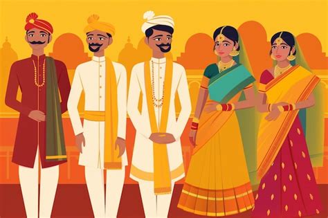 Premium Vector Flat Illustration Of Dressed People