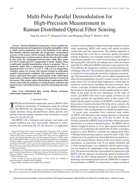 Pdf Multi Pulse Parallel Demodulation For High Precision Measurement