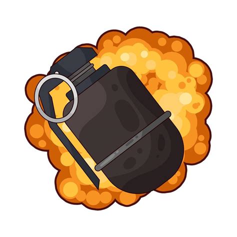 Illustration Of Powerful Grenade Explosion 49791073 Vector Art At Vecteezy