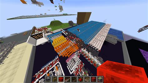 My First Working Redstone Cpu It Has 8 Bytes Of Ram Has An Ica Based