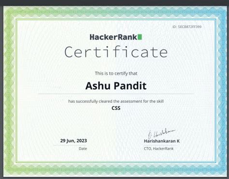 Ashu Pandit On Linkedin Programming Hackerrank Css Share